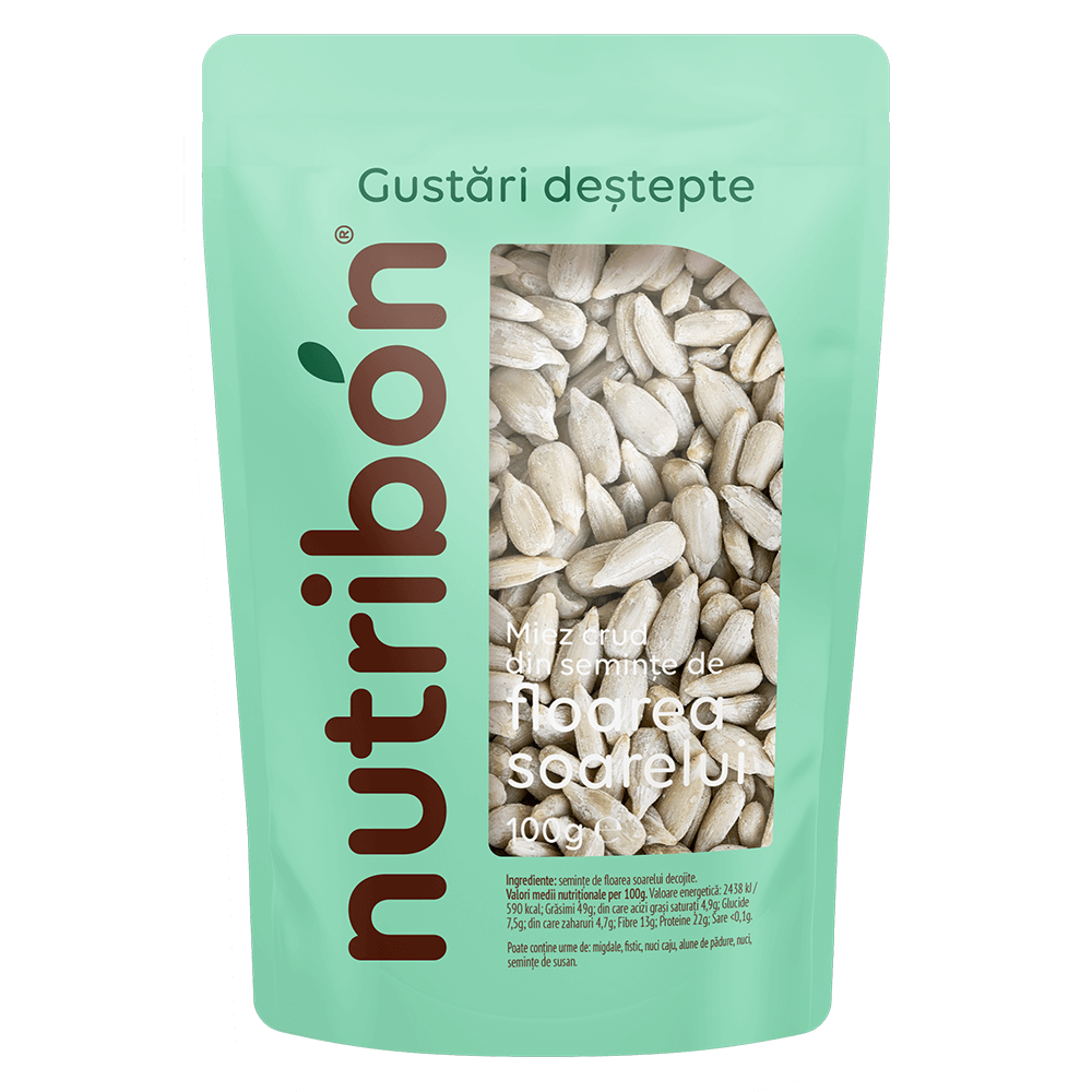 Miez crud din seminţe de floarea-soarelui 100g - Transilvania Nuts