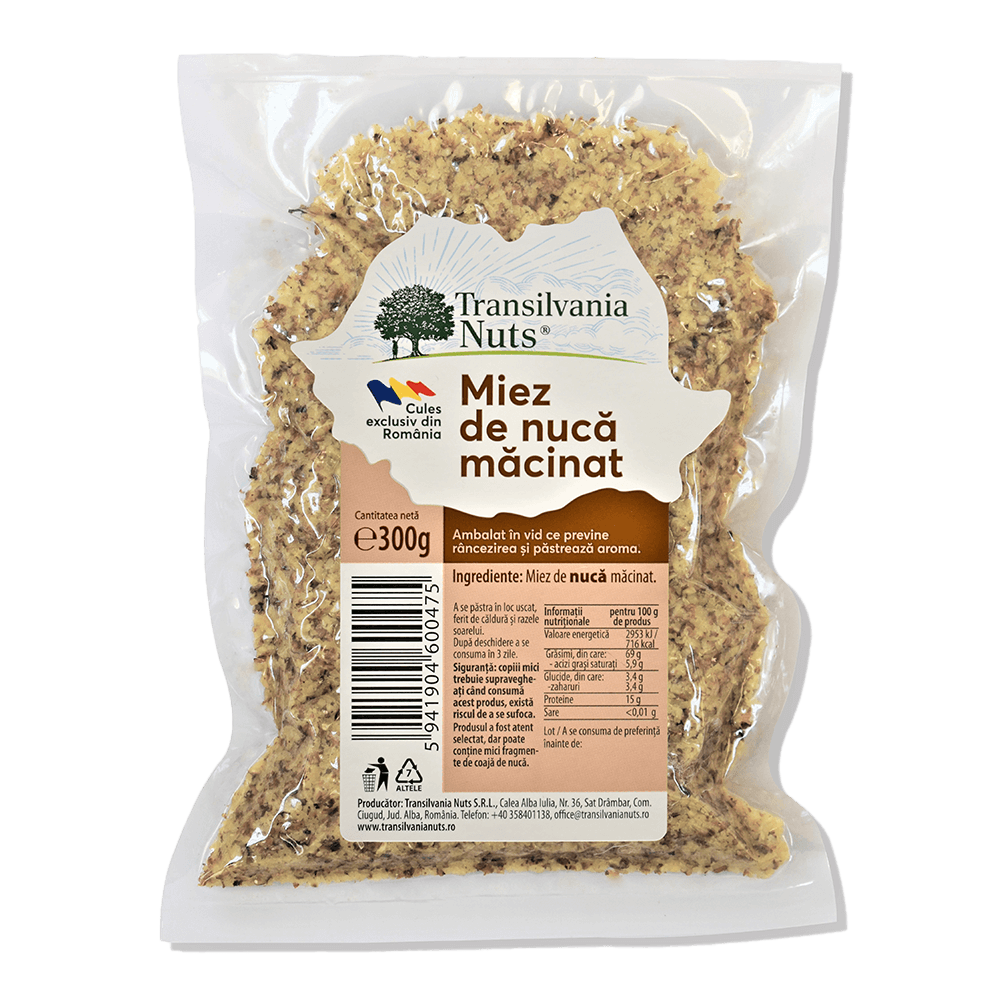 Miez de nucă măcinat 300g - Transilvania Nuts